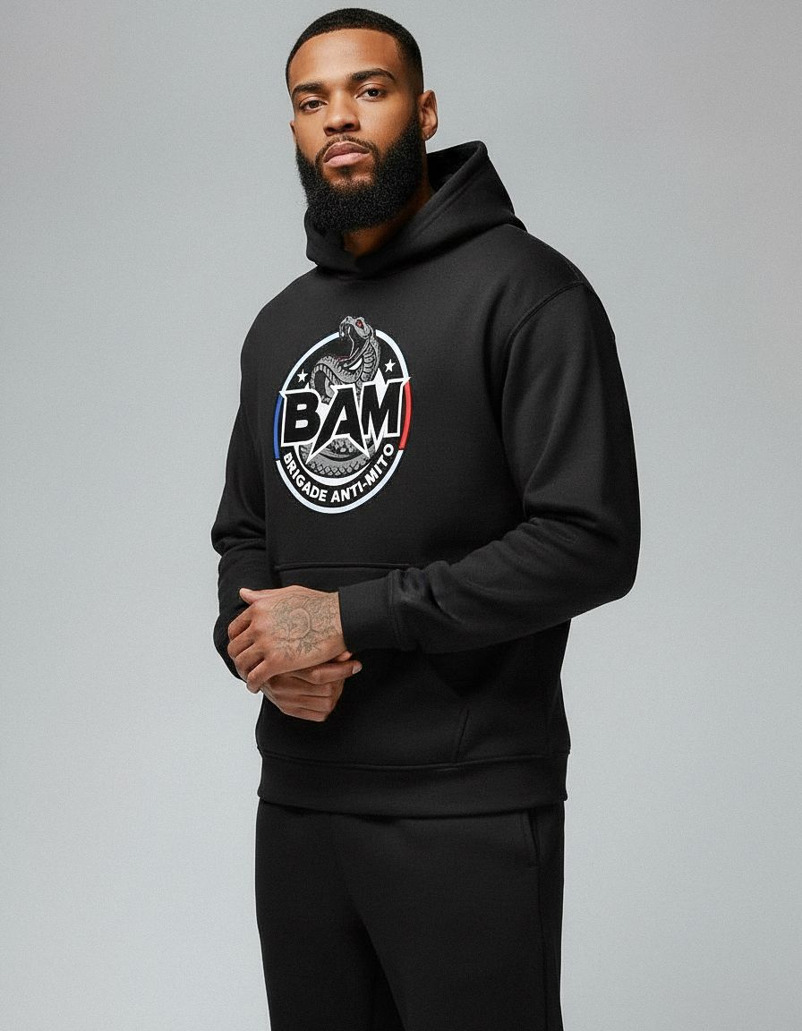 HOODIE BAM - Noir – BAM SHOP