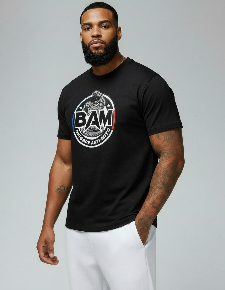 T-Shirt BAM - Noir – BAM SHOP